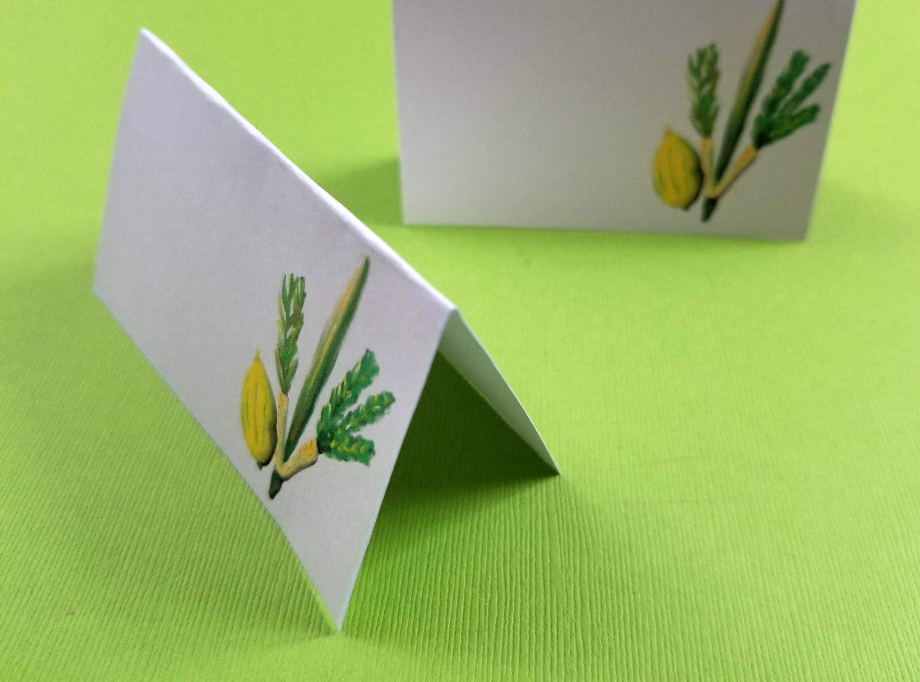 Sukkot Place Cards Instant Download PDF - Printable Sukkos Table ...