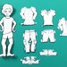 Printable Paper Dolls - Spring Boy | Spring Paper Craft Template and ...
