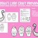 Serah's Lyre Craft | Printable Serach Bat Asher Puppets Coloring Pages ...
