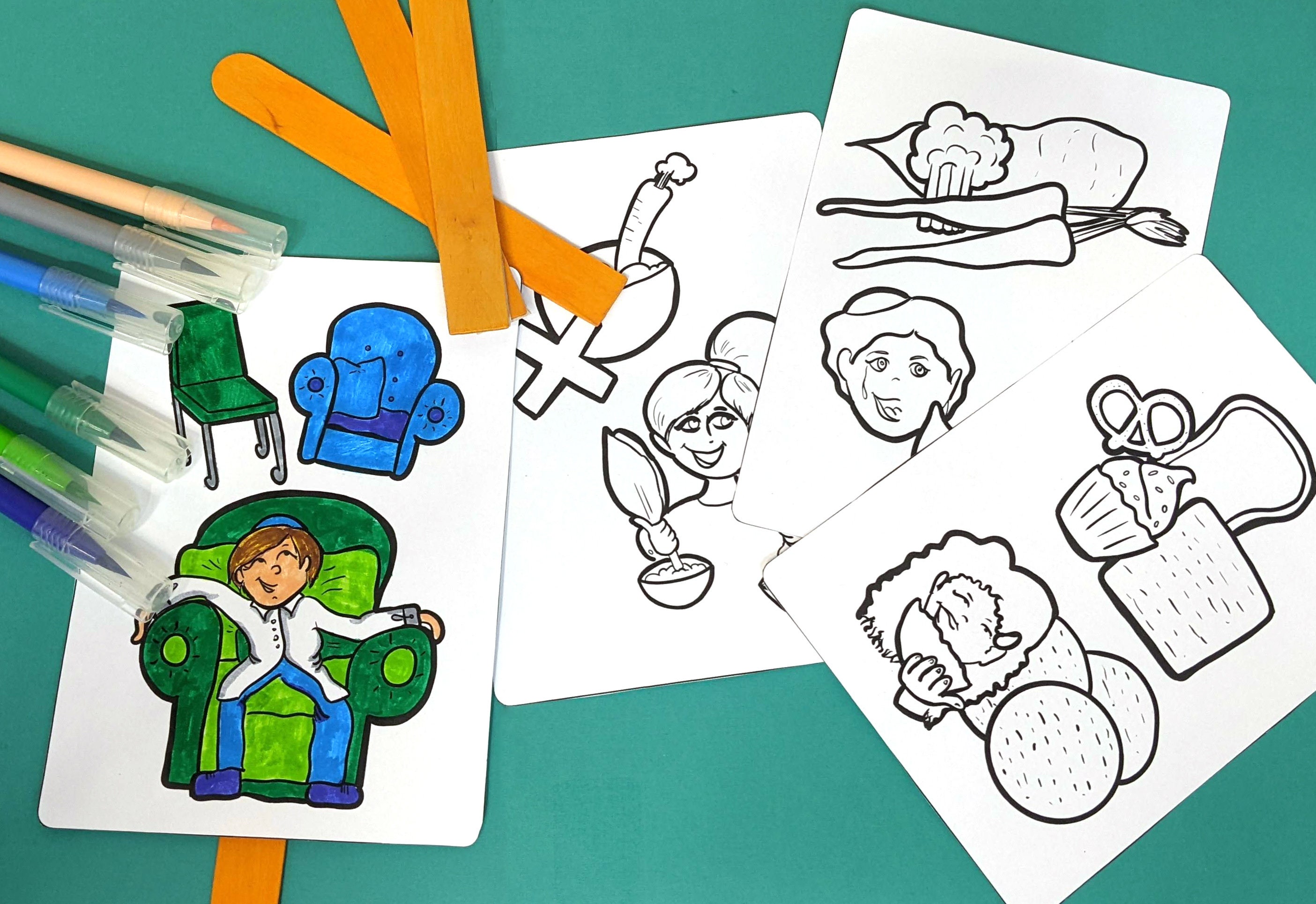 Four Questions of Passover Craft for Preschool Kids Coloring Pages for ...