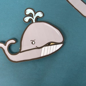 Jonah and the Whale Puppet Craft and Activity - Full Color Paper Toy ...