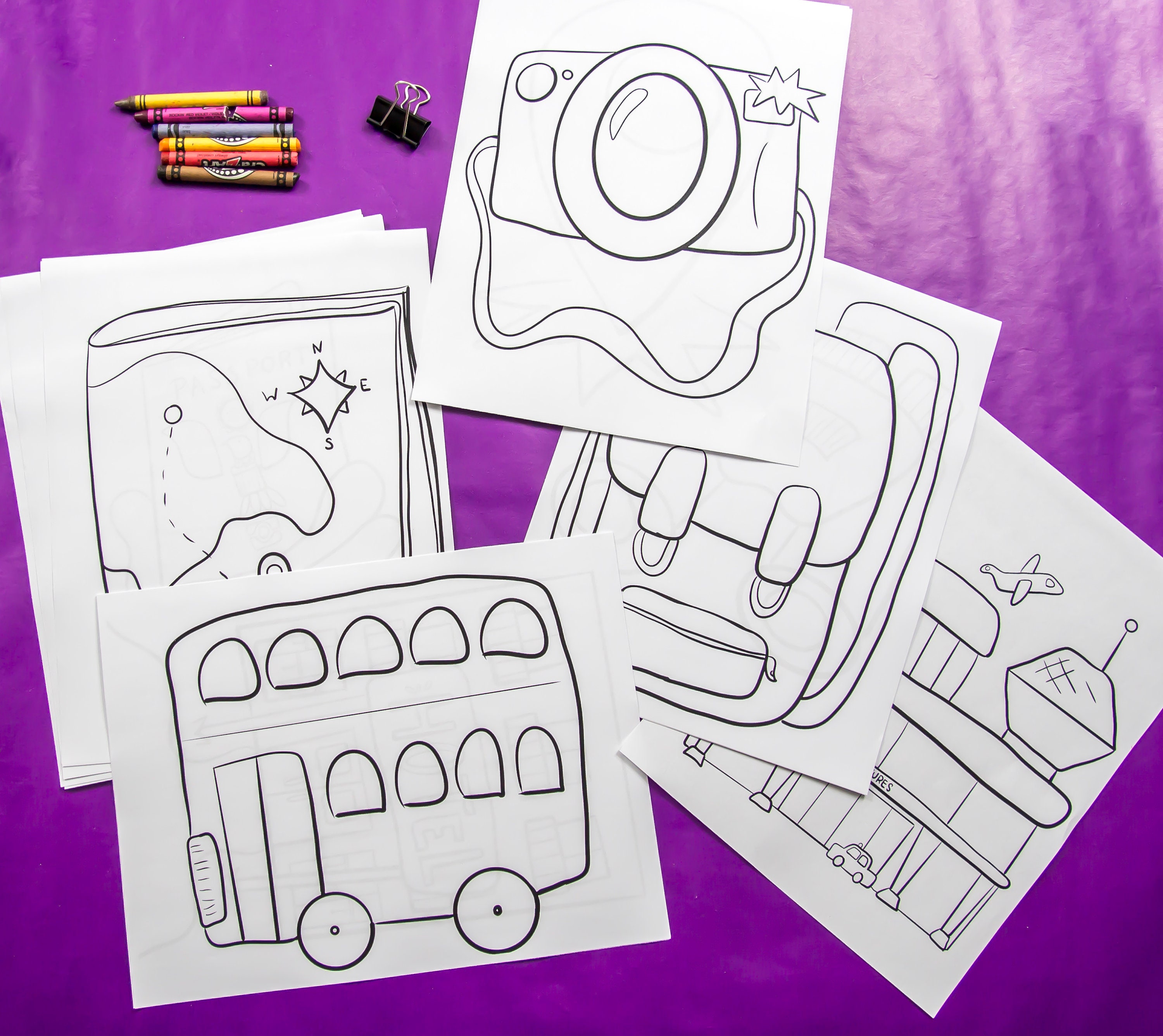 Travel Activities Bundle for Toddlers and Preschool - 18 Do A Dot and ...