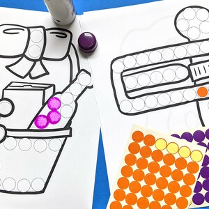 8 PURIM Coloring Pages and Do a Dot - Printable Crafts for Preschoolers ...