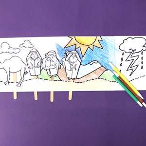 Lech Lecha Parsha Craft | Abram's Journey From Haran to Canaan ...