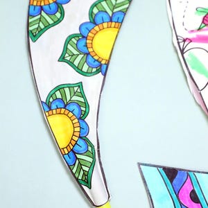 Rosh Hashanah Shofar Color & Craft | Jewish New Year Coloring Pages ...