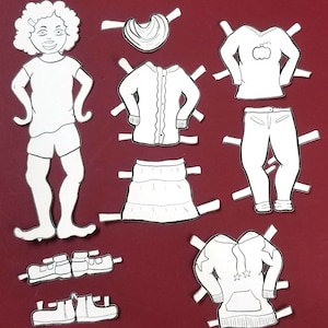 Printable Paper Dolls | Girl Dress up Dolls for Four Seasons | Paper ...