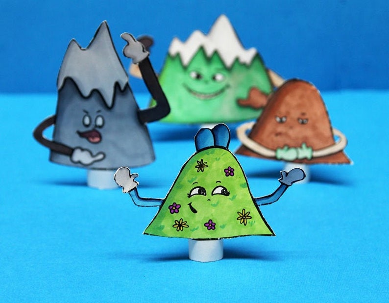 Shavuot Puppets Shavuos Craft for Kids Full Color and - Etsy Israel