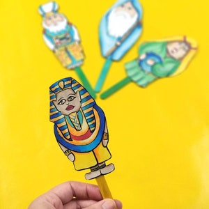 Passover Puppets PUPPETS - Fun Printable Pesach Puppets Full Color ...