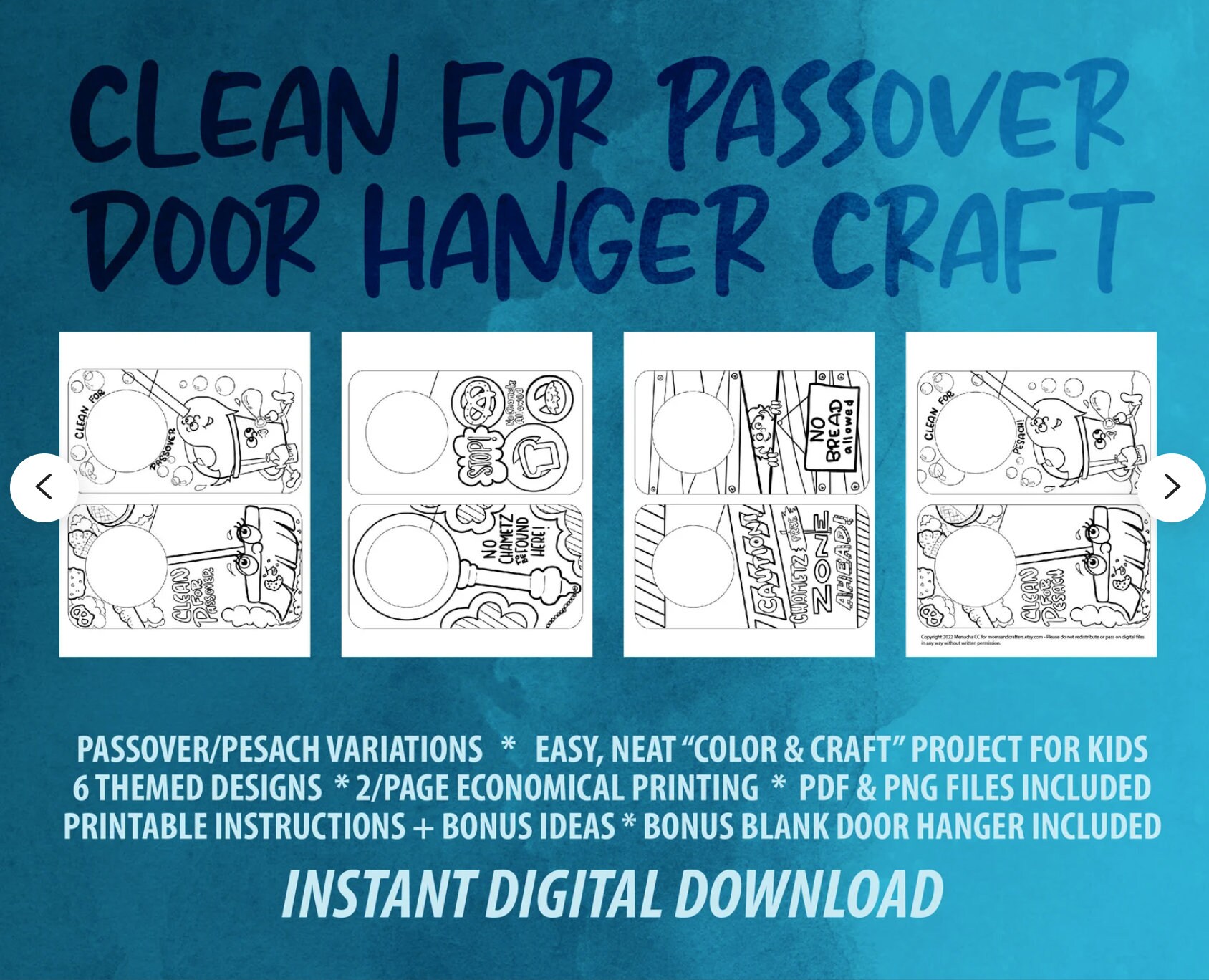 BUNDLE: Passover Cleaning Checklists Reward Charts & Tools for Kids ...