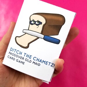 Passover Game for Kids - Printable PDF Old Maid and Memory Matching ...