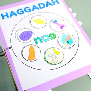 DIGITAL Kids' Interactive Haggadah Craft Template for Preschool | PDF ...