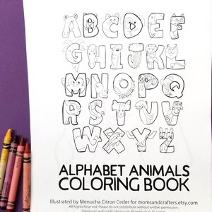 Alphabet Crafts - Animal Coloring Pages and Puppets - Crafts for ...