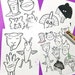 Passover Puppets PUPPETS Coloring Pages Duo Printable Pesach Character ...