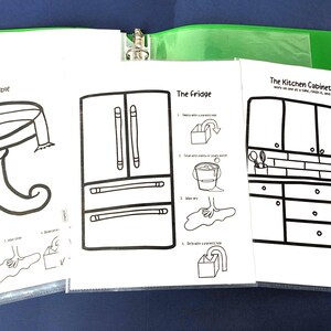Home Visual Cleaning Binder for Kids Ages 8-12 | Passover or Spring ...
