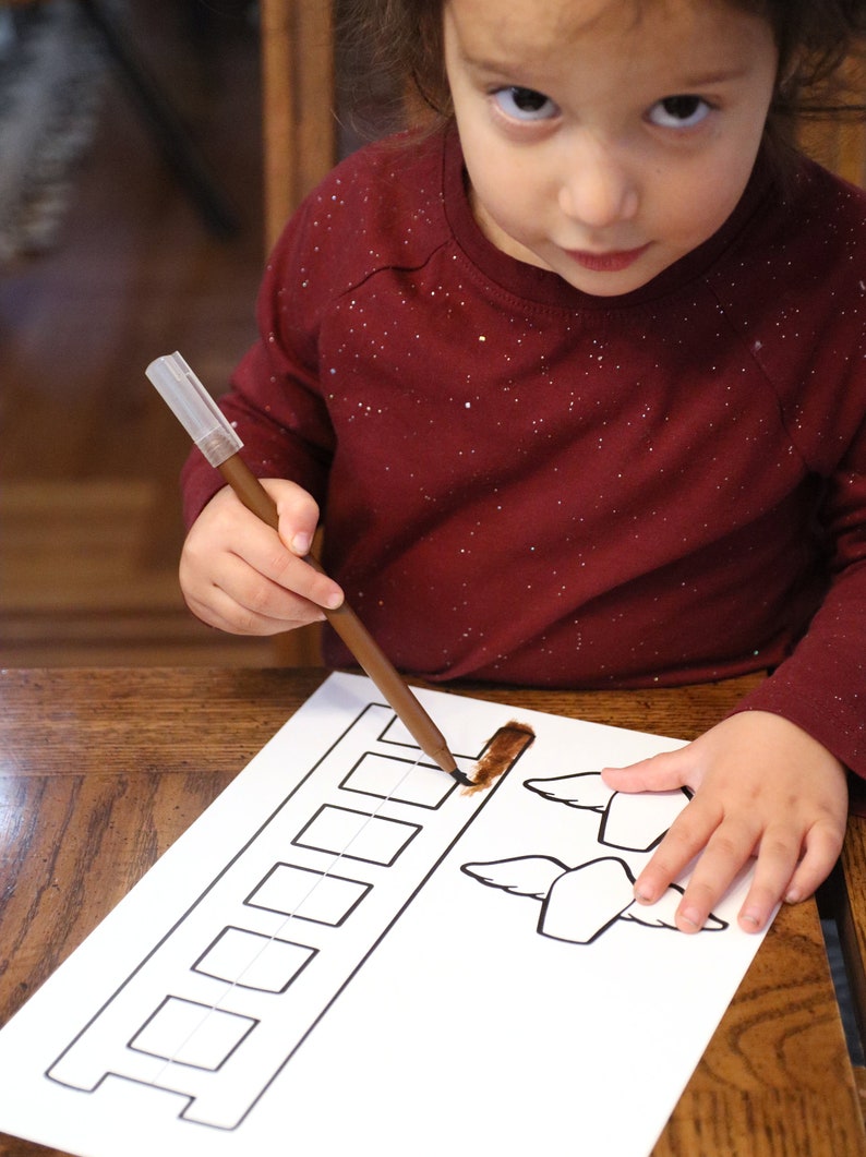 Jacob's Ladder Bible Crafts | Parsha Craft for Parshat Vayetzei ...