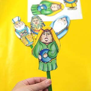 Passover Puppets PUPPETS - Fun Printable Pesach Puppets Full Color ...