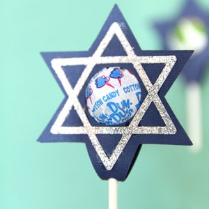 Star of David Lollipop Holder SVG Cut File | PDF Printable Template and ...