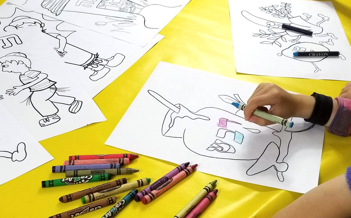 8 Jewish High Holidays Coloring Pages for Kids - Printable PDF ...