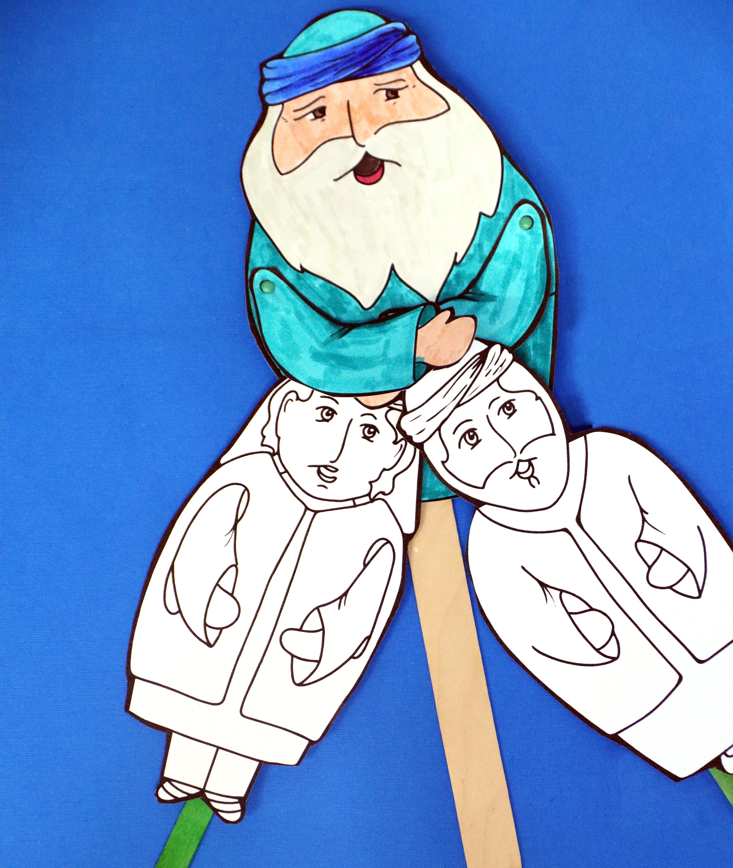 Jacob's Blessings for Ephraim & Manasseh Craft | Printable Paper ...