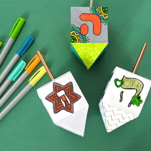 Hanukkah Craft and Coloring Page Bundle | 4 Activities and Templates ...