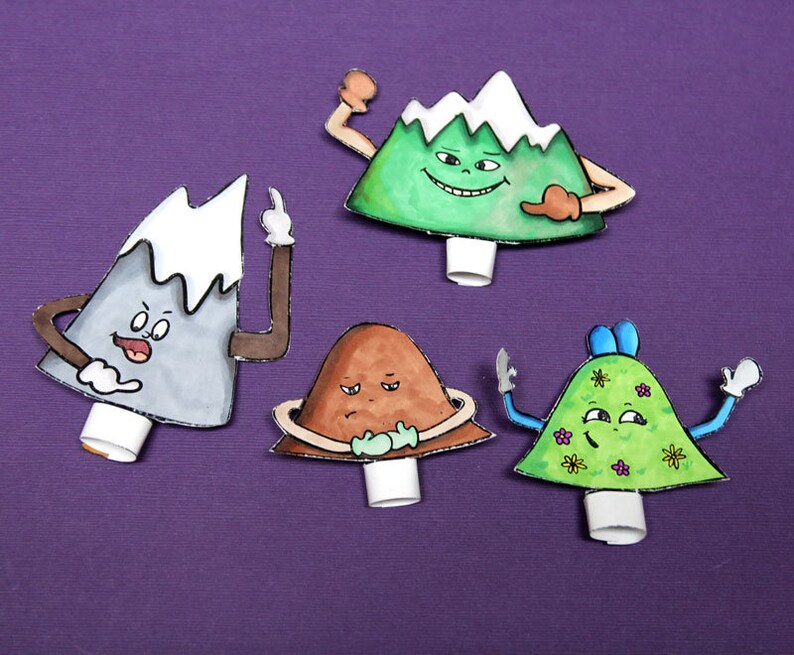 Shavuot Puppets Shavuos Craft for Kids Full Color and - Etsy Israel