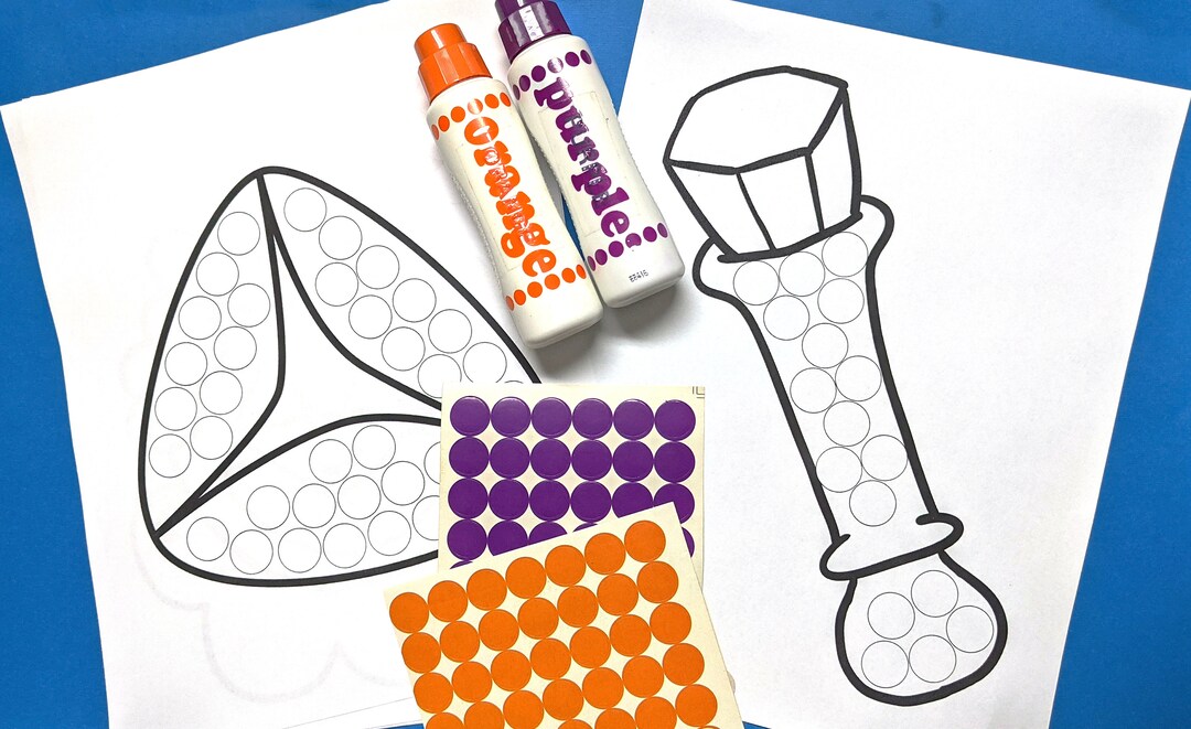 8 PURIM Coloring Pages and Do a Dot - Printable Crafts for Preschoolers ...