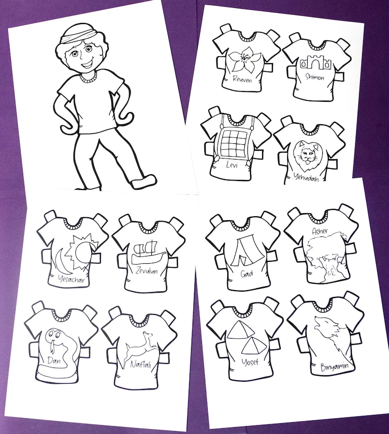 Twelve Tribes of Israel Bible Craft | Parsha Craft for Parshat ...