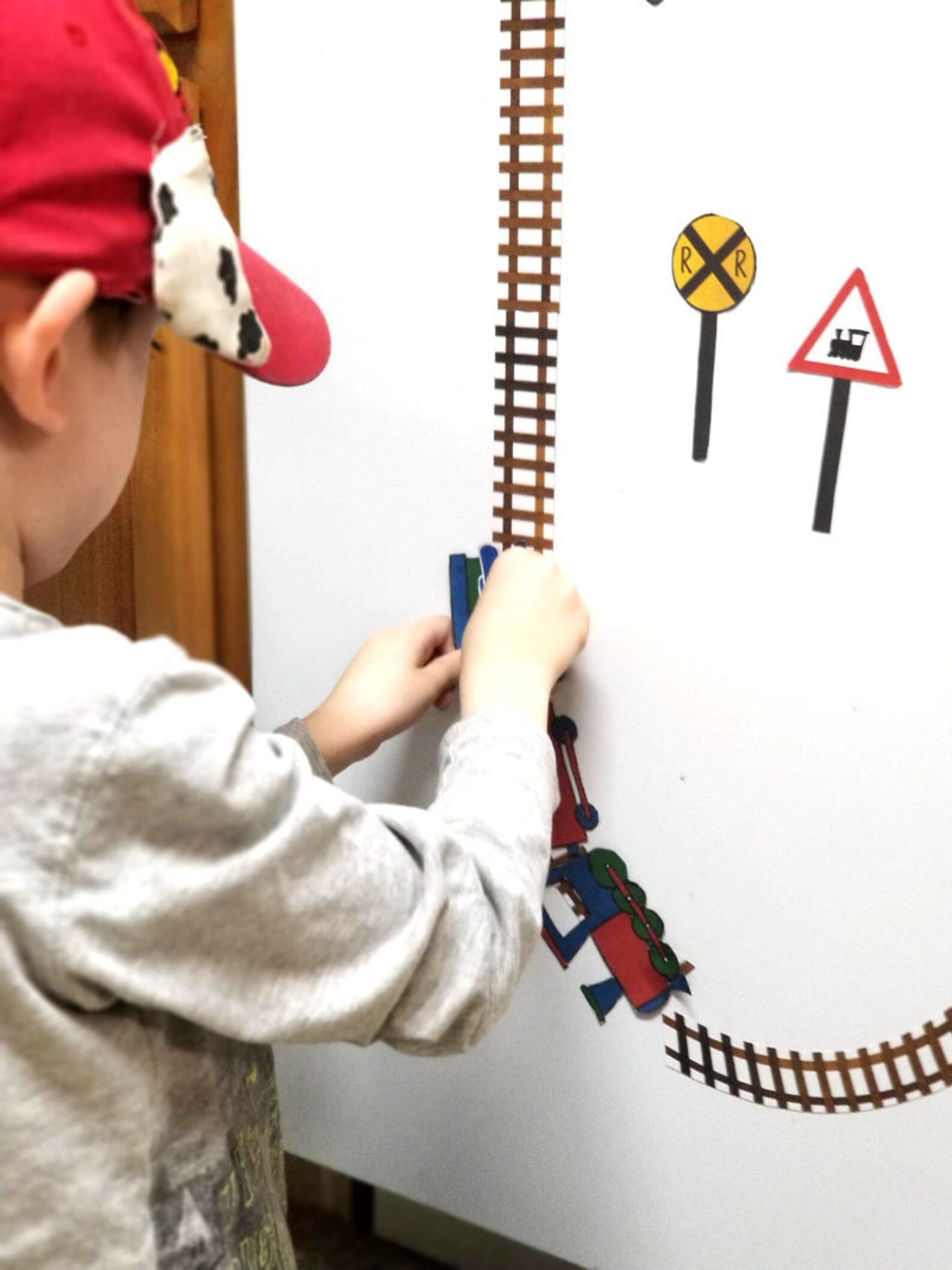 Travel Activity for Toddlers Train Printable Train Tracks Magnetic ...