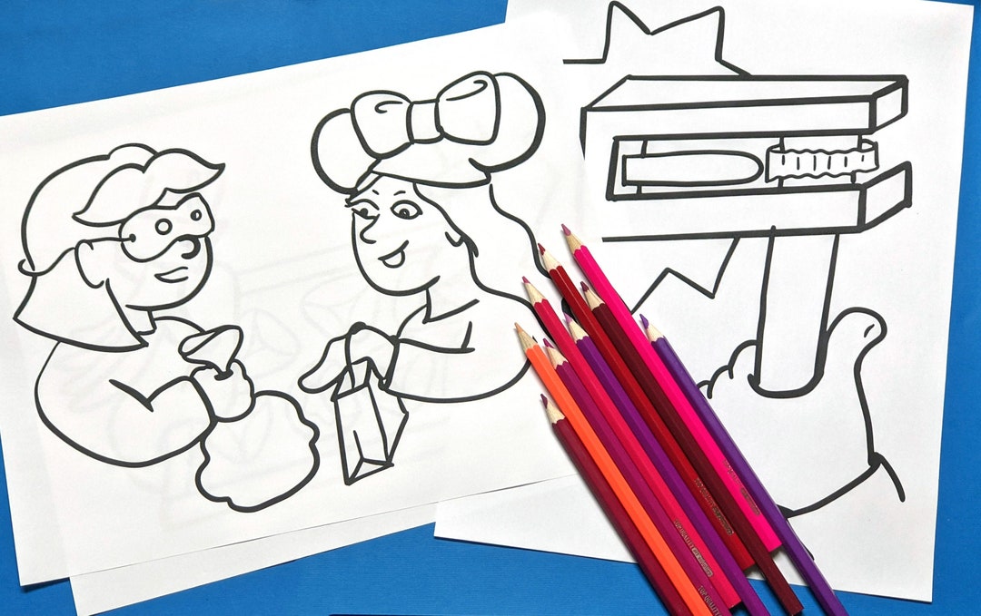 6+ PURIM Coloring Pages - Purim Life and Scenes - Printable Crafts for ...