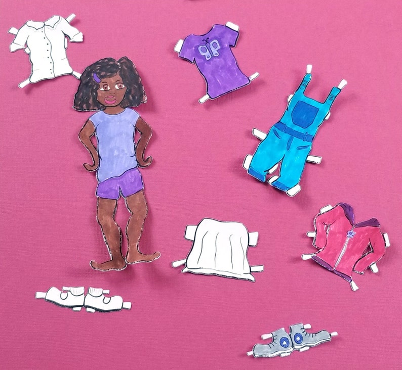 Printable Paper Dolls for Boys & Girls Spring Dress up Paper - Etsy