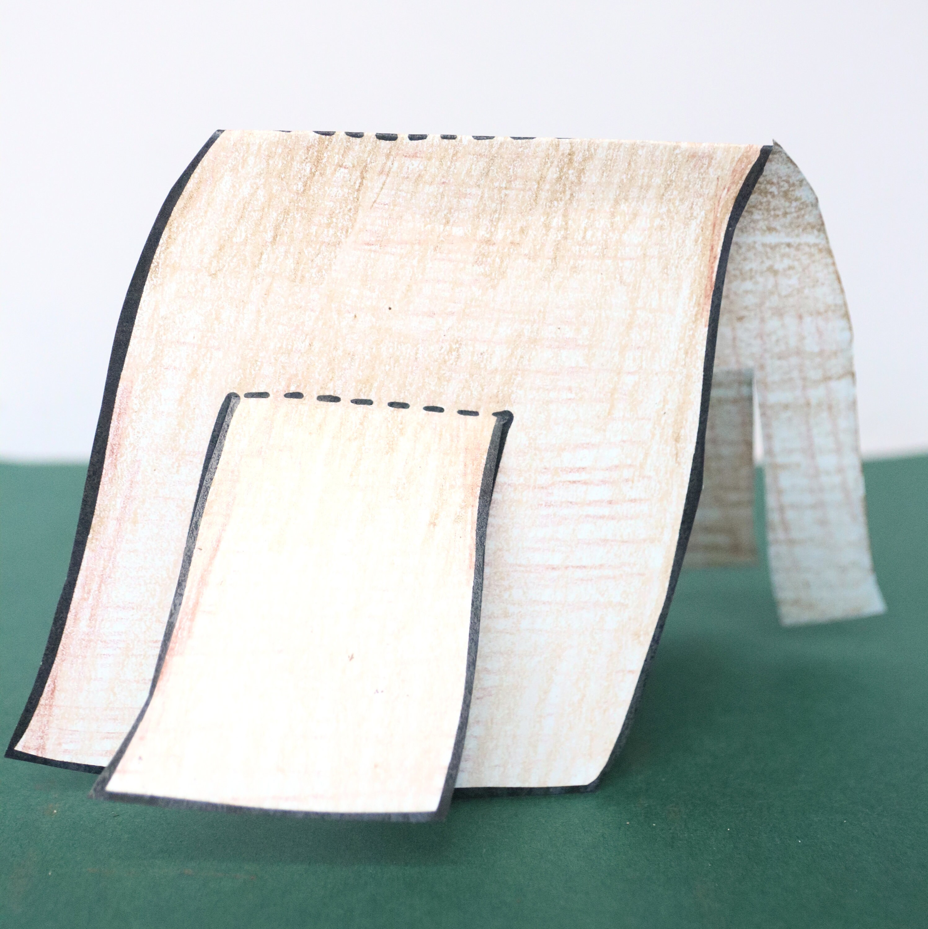 Vayera Parsha Craft | Abraham's Three Guests Puppets and Tent Template ...