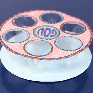 Seder Plate Template Passover Craft for Kids | DIY Seder Plate for ...