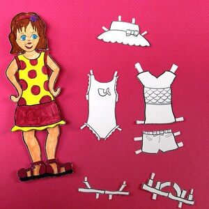 Printable Paper Dolls | Girl Dress up Dolls for Four Seasons | Paper ...