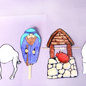 Chayei Sarah Parsha Craft | Rebecca Rivkah at the Well | Printable ...