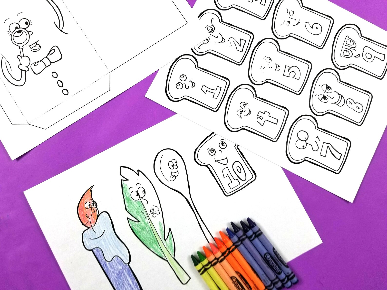 Passover Activities and Coloring Pages for Kids - Printable PDF Pretend ...