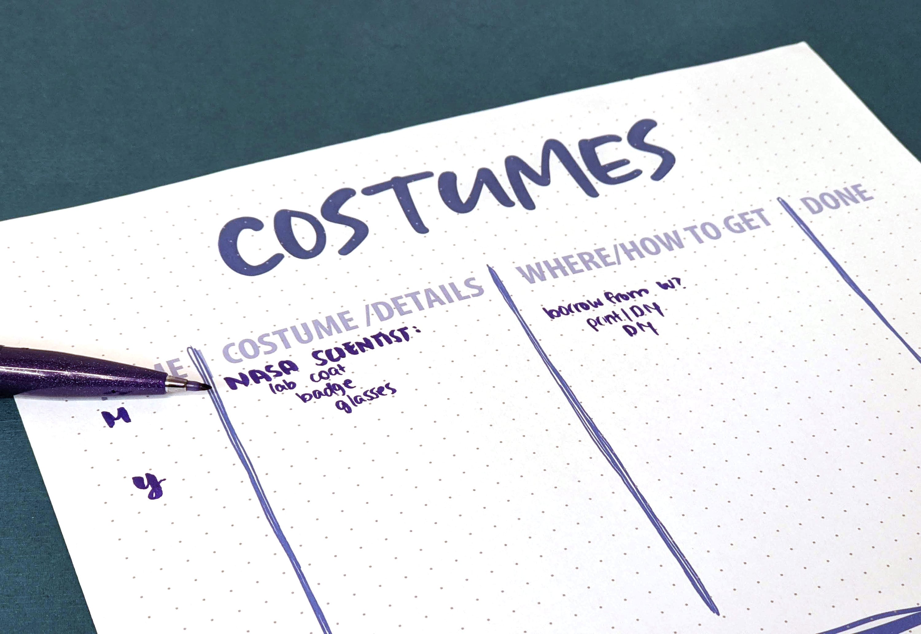 Purim Planner Printable Jewish Holiday Planner Inserts Dot Grid Purim ...