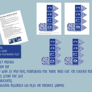 Hanukkah Favors | Printable Paper Dreidel Favor Boxes Templates for ...