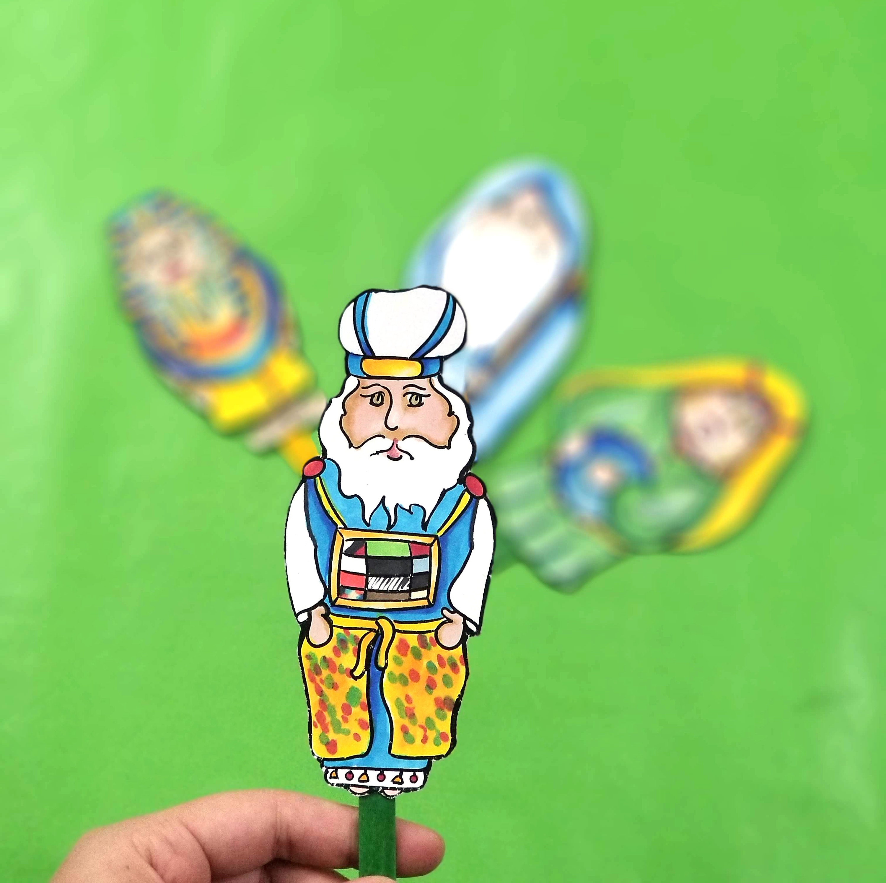 Passover Puppets PUPPETS - Fun Printable Pesach Puppets Coloring Pages ...