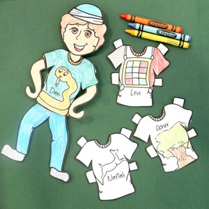 Twelve Tribes of Israel Bible Craft | Parsha Craft for Parshat ...