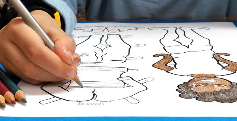 Printable Paper Dolls for Winter Boy Coloring Pages Paper Craft ...