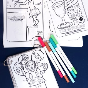 Printable Haggadah Coloring Book | Passover Craft for Preschool Kids ...
