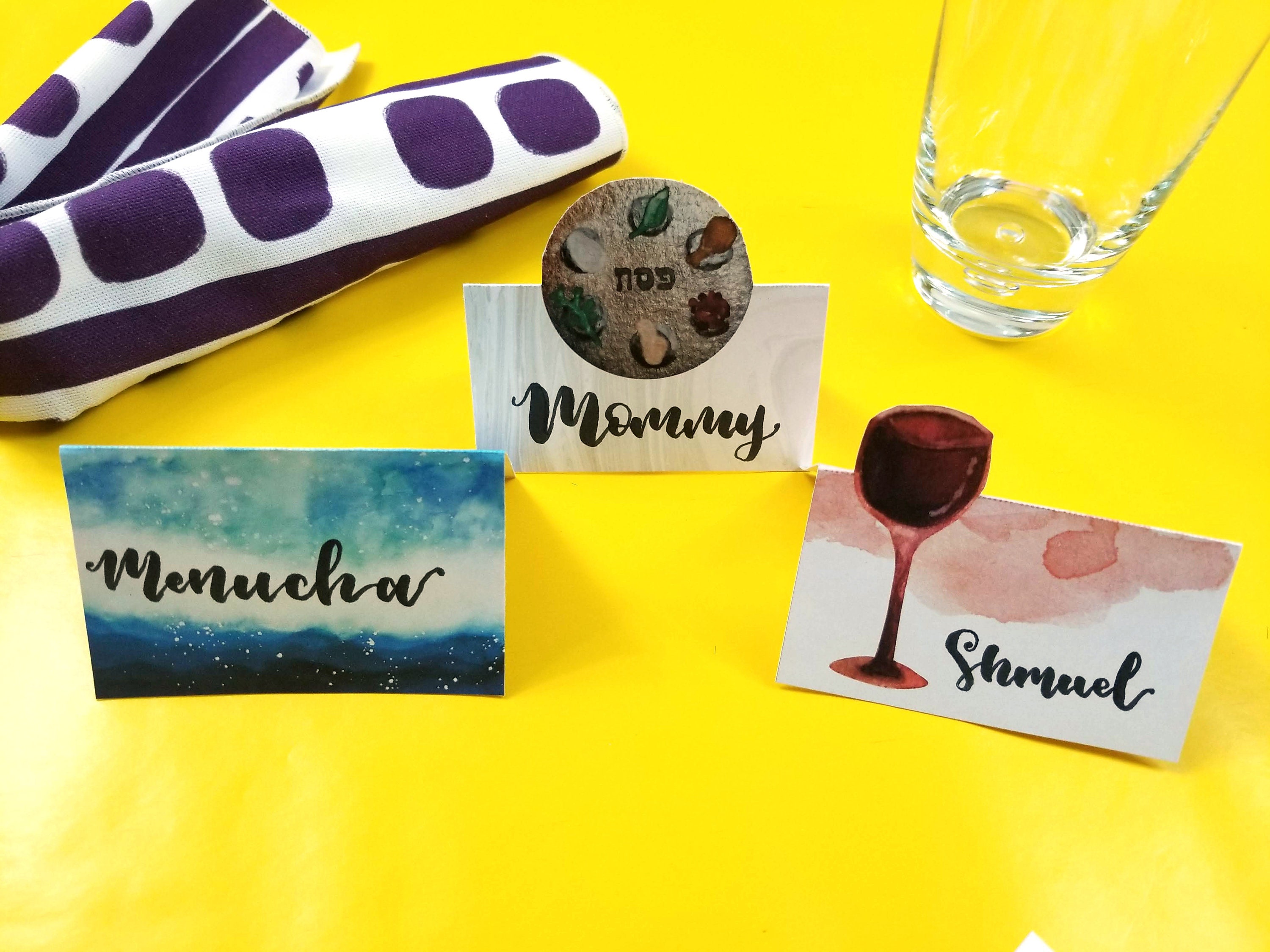 Passover Table Decorations Bundle - 3 Styles - Instant Download PDF ...