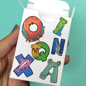 Alphabet Cards Game - Printable ABC Animals Old Maid Memory Matching ...