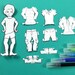 Printable Paper Dolls for Boys & Girls Spring Dress up Paper Craft ...