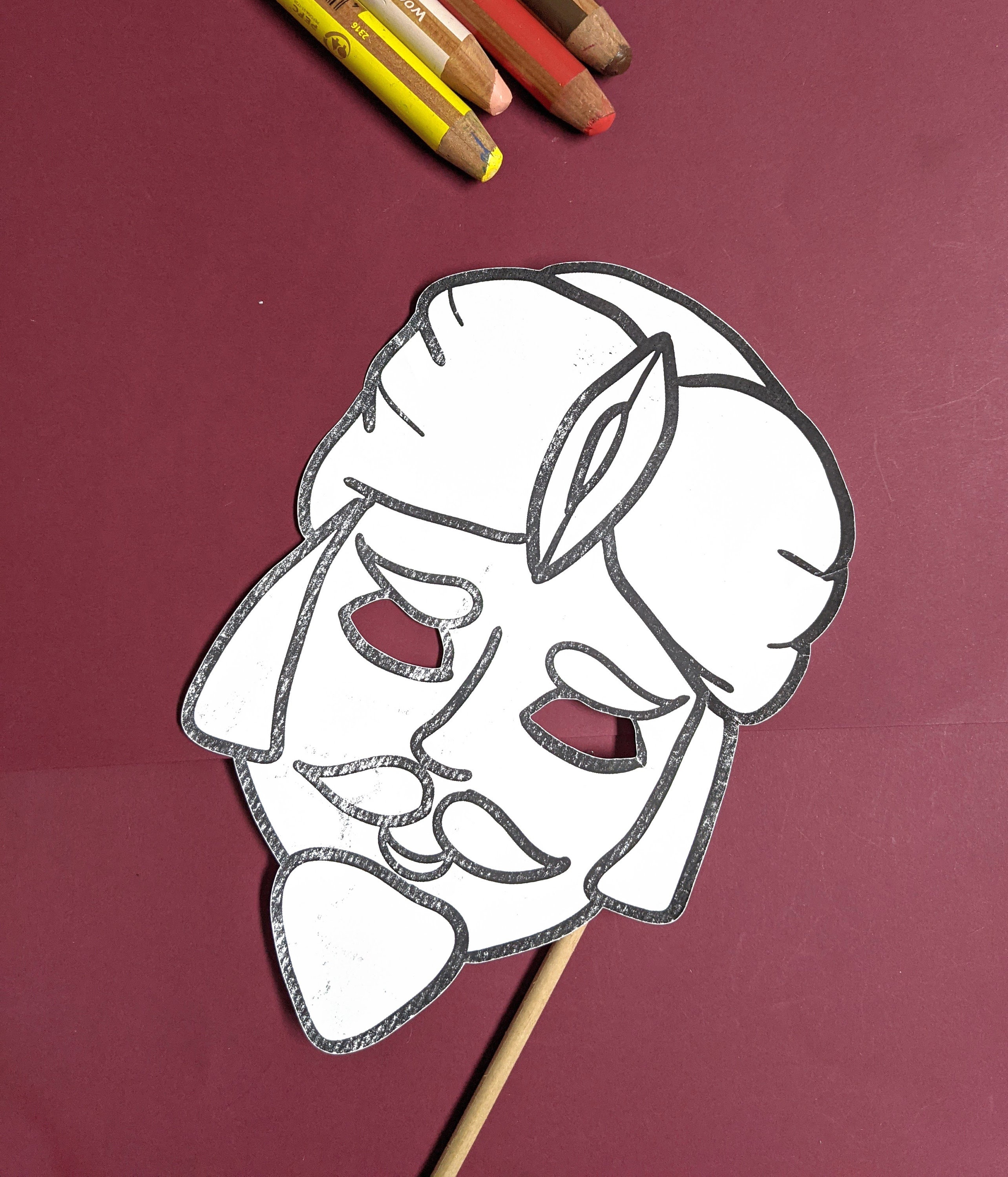 9 PURIM Mask Templates and Coloring Pages - Purim Story Characters ...