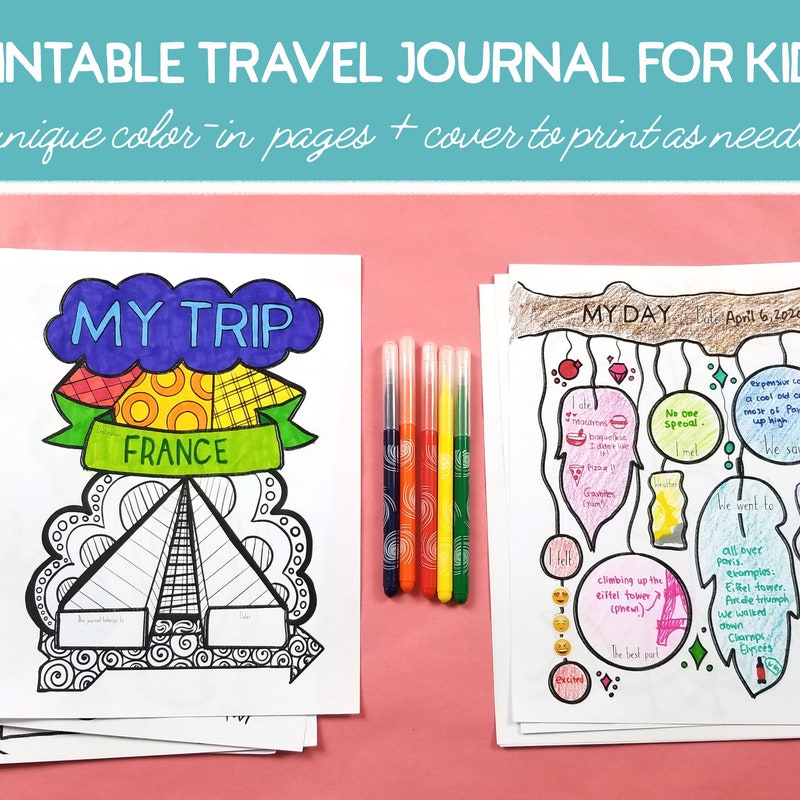 Travel Journal - Etsy