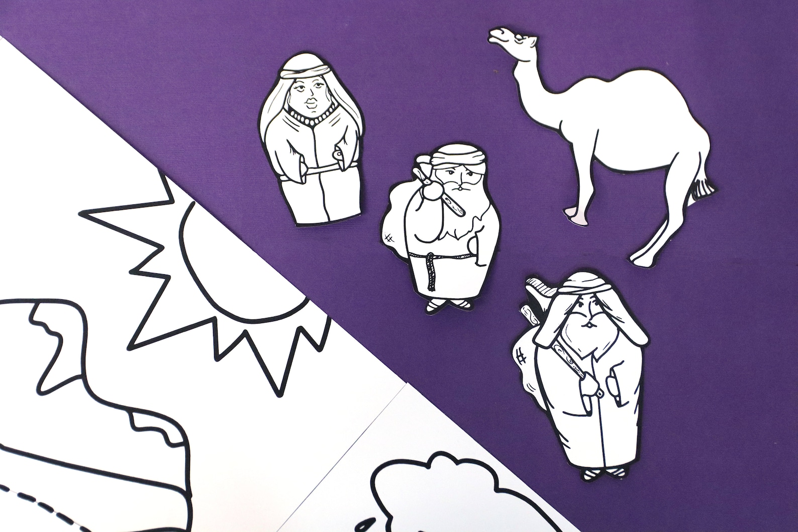 Lech Lecha Parsha Craft Abram's Journey From Haran to Canaan Printable ...