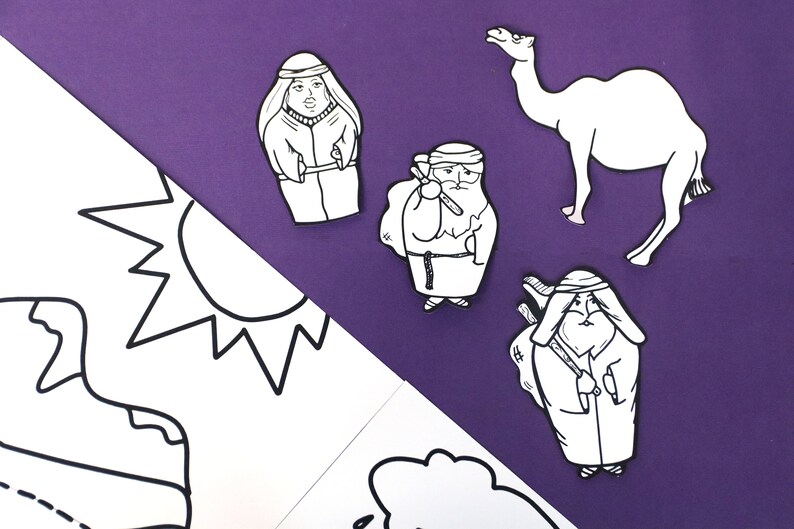 Lech Lecha Parsha Craft Abram's Journey From Haran to Canaan Printable ...