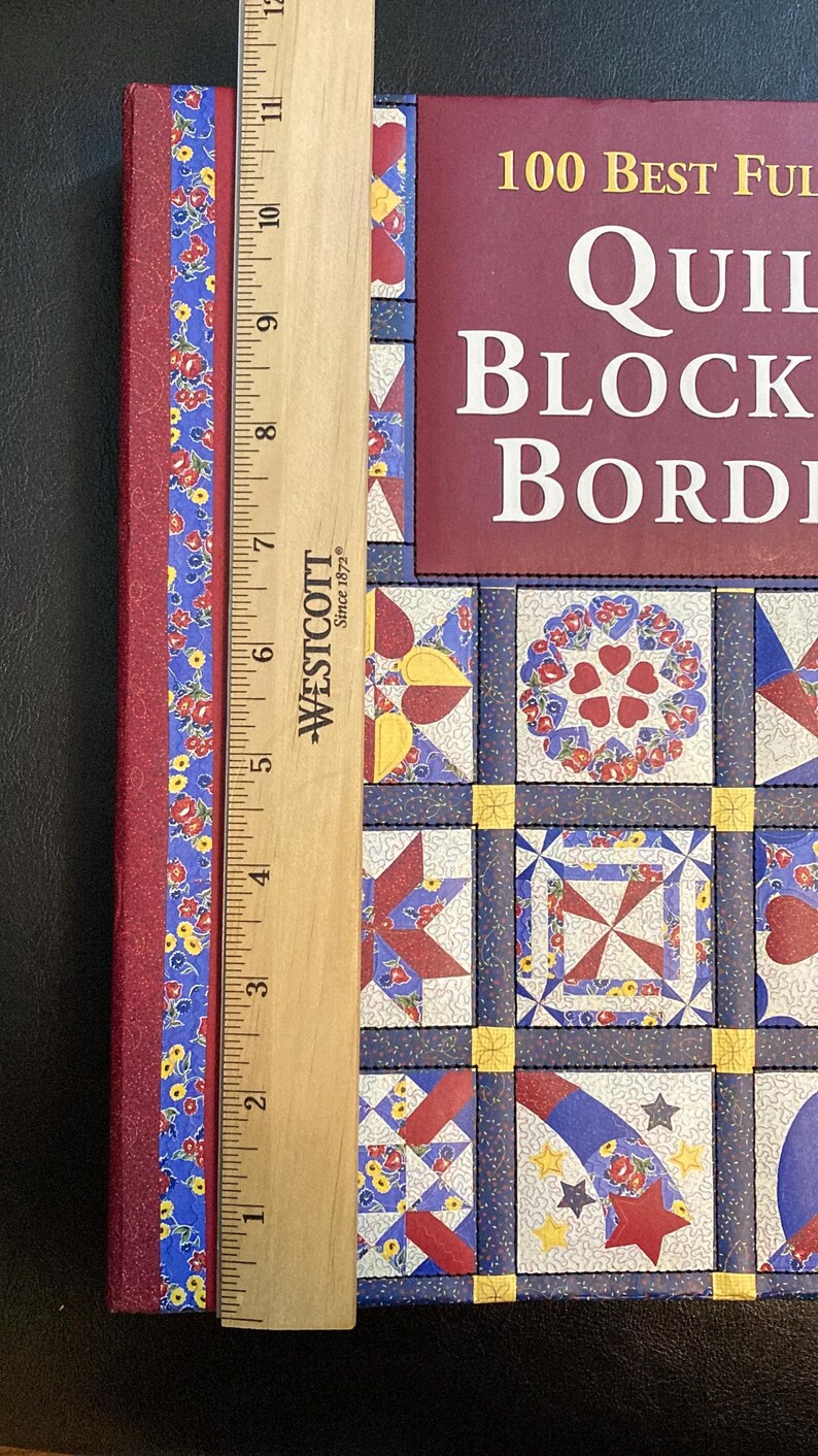 Quilt Blocks & Borders Pattern Book – Full-size Templates, Spiral Bound ...