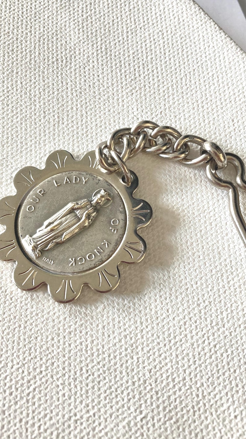 Our Lady of Knock Devotional Keychain – Catholic Marian Medal - Etsy